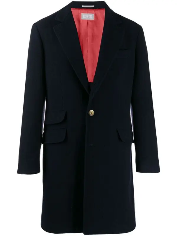 Brunello Cucinelli Single-breasted Cashmere Coat