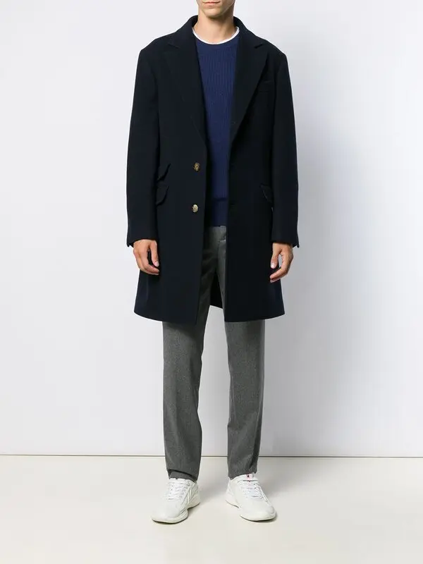 Brunello Cucinelli Single-breasted Cashmere Coat