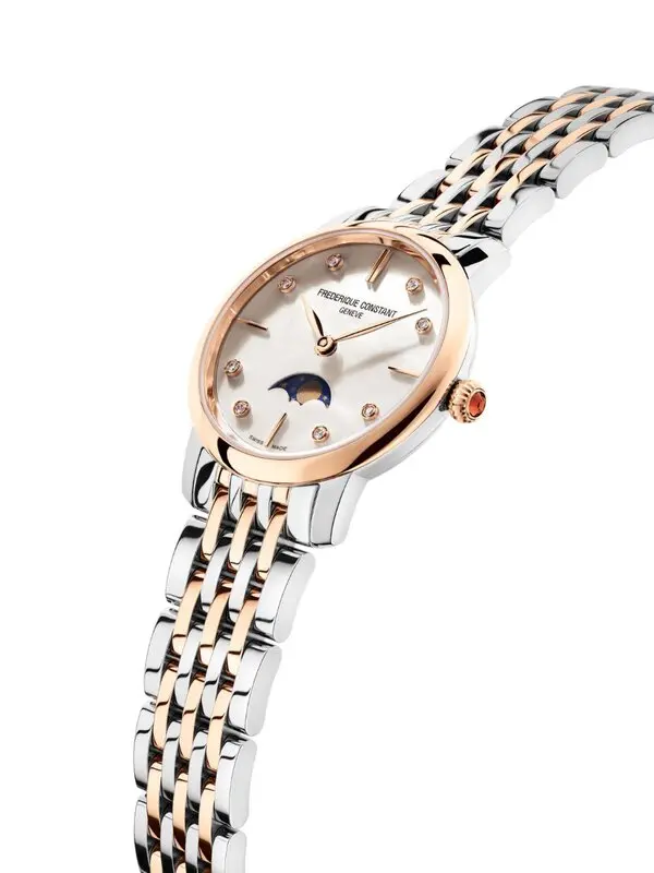 FREDERIQUE CONSTANT Classics Slimline Ladies Moonphase 30mm - White