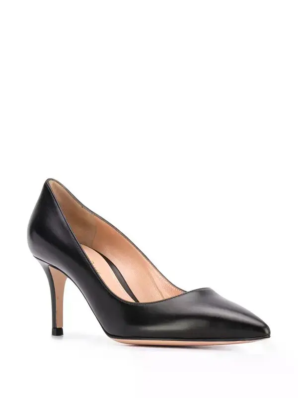 GIANVITO ROSSI Pointed Mid-heel Pumps