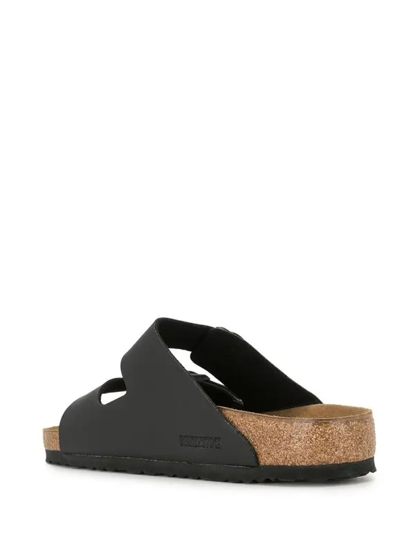 BIRKENSTOCK Arizona Flat Sandals - Black