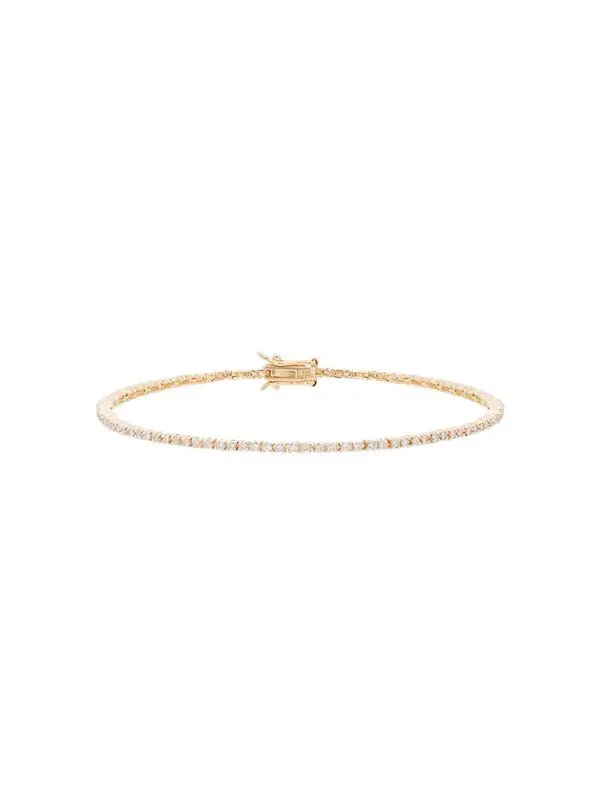 Mateo 14k Yellow Diamond Tennis Bracelet