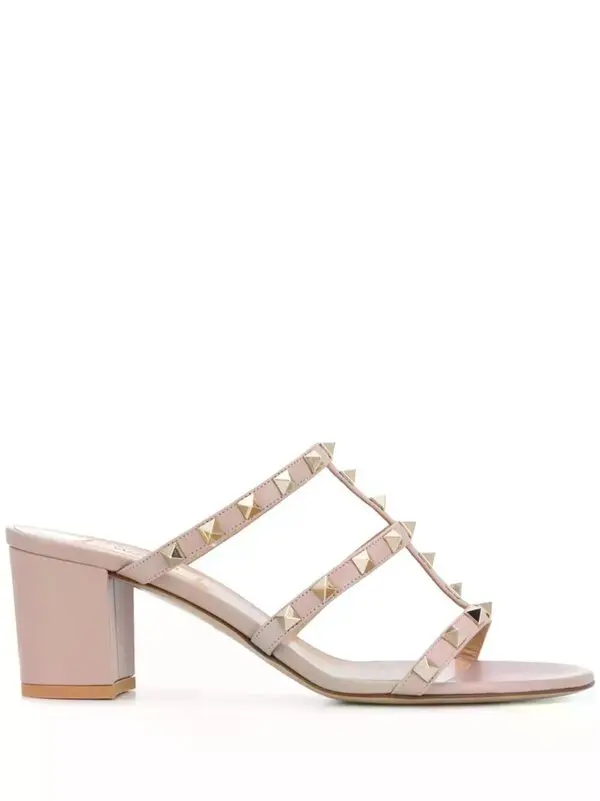 Valentino Garavani Rockstud Strap Sandals - Pink