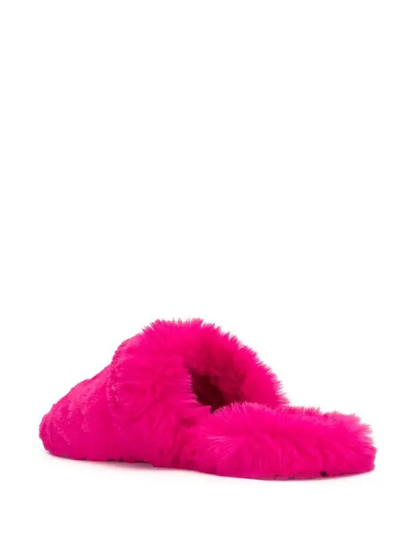 Versace Fluffy Medusa Slippers