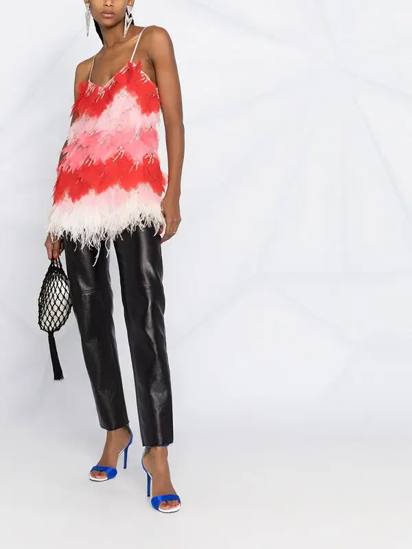 Emilio Pucci X Koché Embellished Feather Top