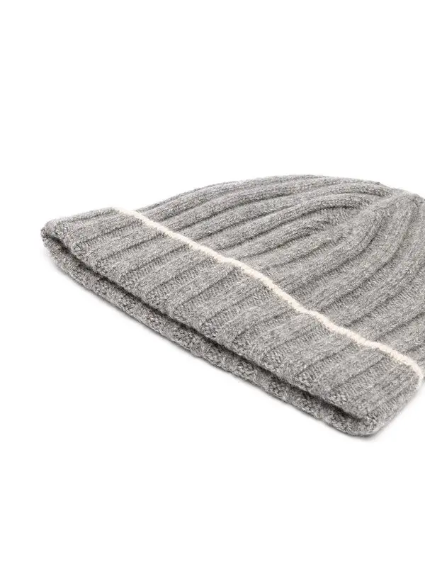 Brunello Cucinelli Cashmere Two-tone Beanie