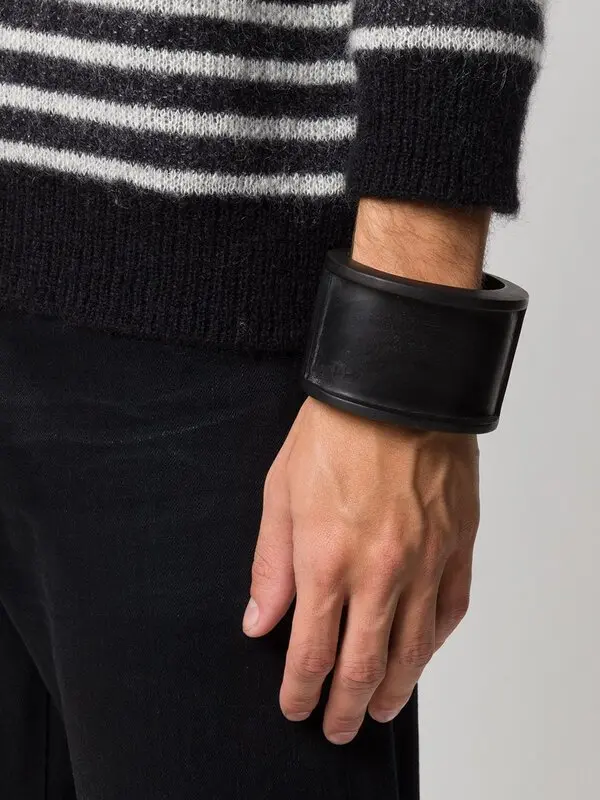 PARTS OF FOUR Crescent Channel Cuff - Black