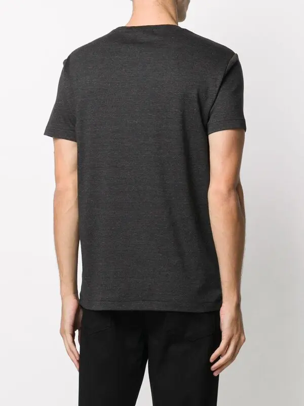 Polo Ralph Lauren Embroidered Logo Plain T-shirt - Grey