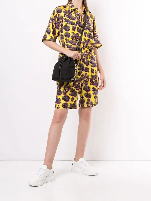 Stella McCartney Timothy Printed Silk Shorts