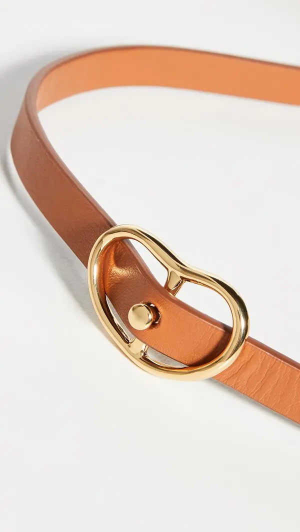 Lizzie Fortunato Skinny Georgia Belt Tan 30% Off Editorialist