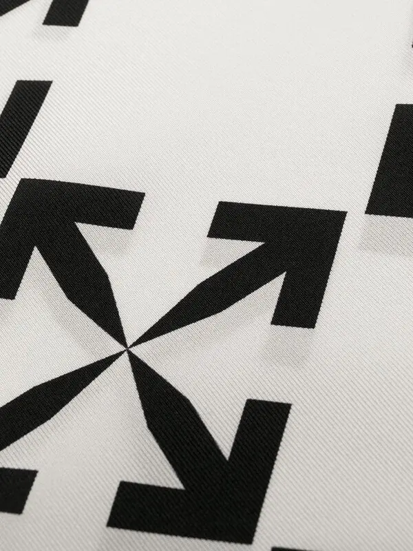 Off-White Off- Arrows Print Silk Pyjamas