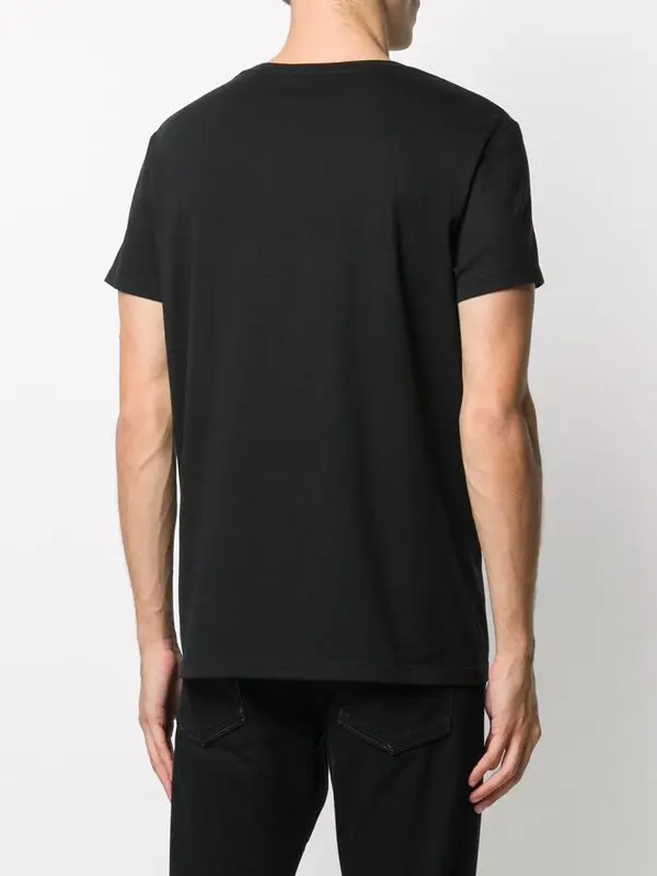 Balmain Flocked Coin T-shirt - Black
