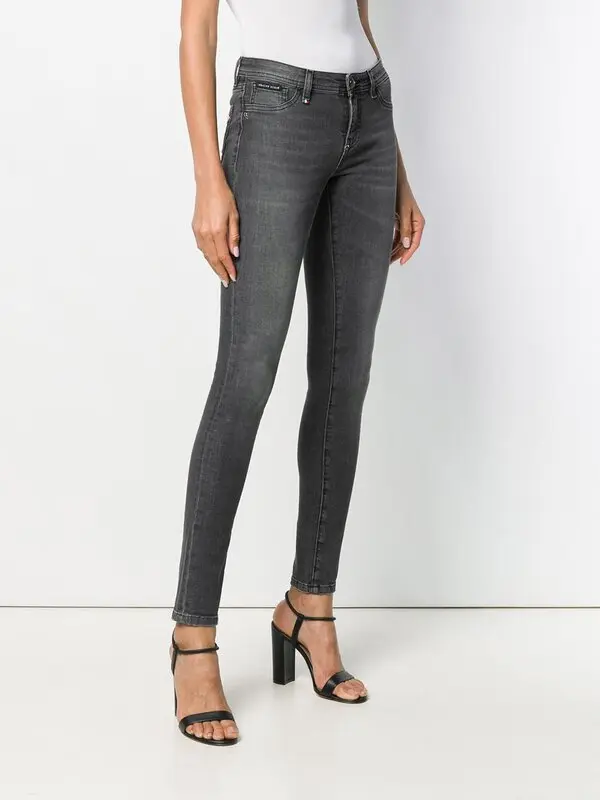 Philipp Plein Slim-fit Jeans - Grey