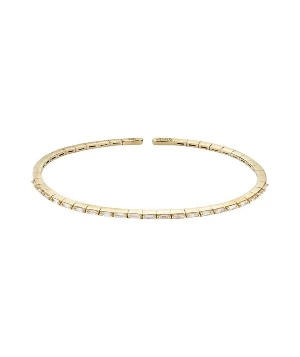 SUZANNE KALAN 18kt Cuff Bracelet With Diamonds - Gold