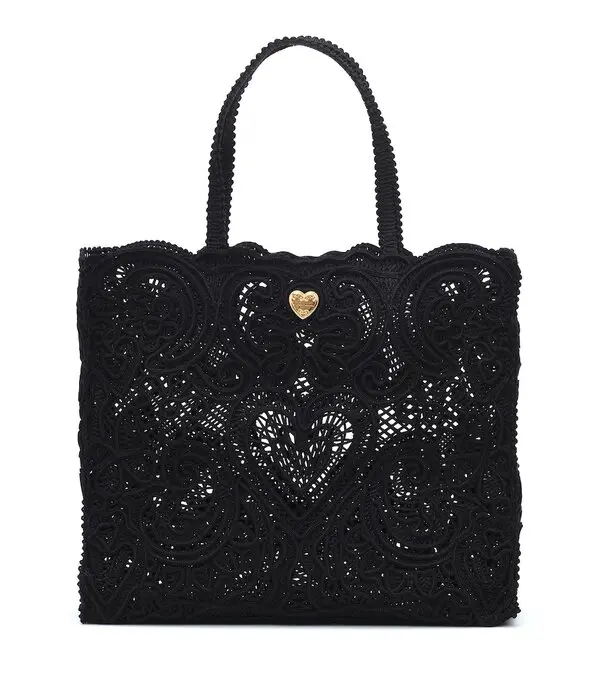 Dolce & Gabbana Beatrice Large Lace Tote