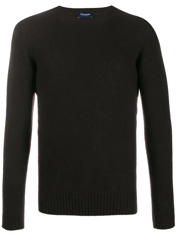 DRUMOHR Slim Fit Jumper - Brown