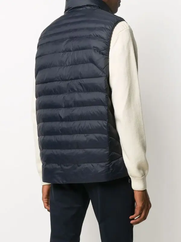 Polo Ralph Lauren Logo-embroidered Puffer Gilet - Blue