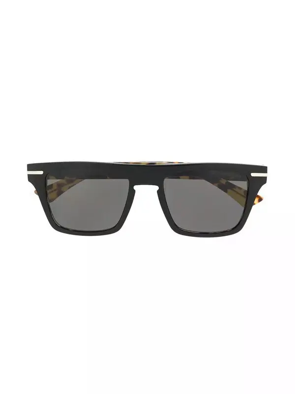 CUTLER & GROSS 1357-02 Square-frame Sunglasses - Yellow