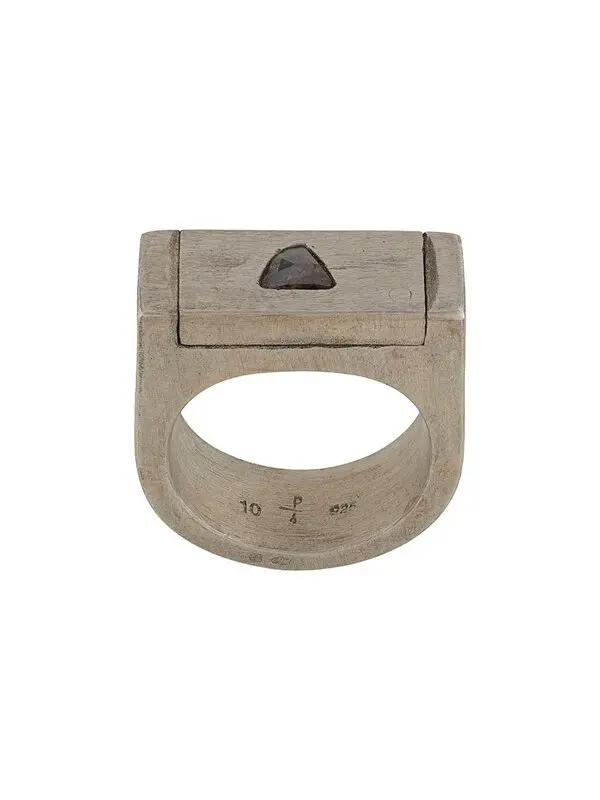 PARTS OF FOUR Plate 9mm Ring - Silver