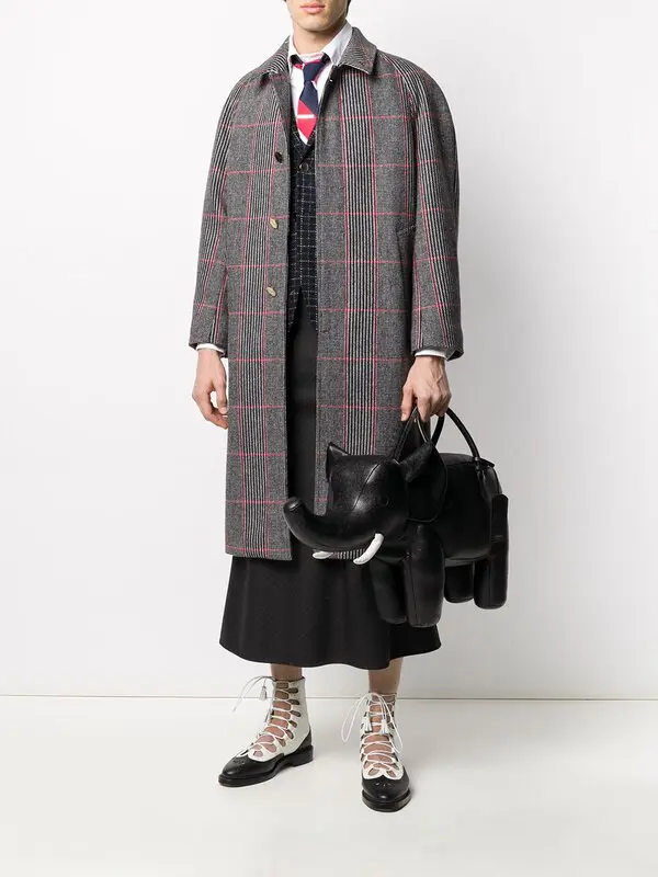 Thom Browne Elephant Bag In Pebble Grain Leather