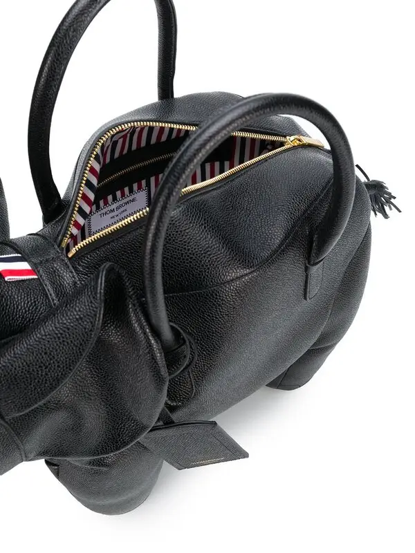 Thom Browne Elephant Bag In Pebble Grain Leather