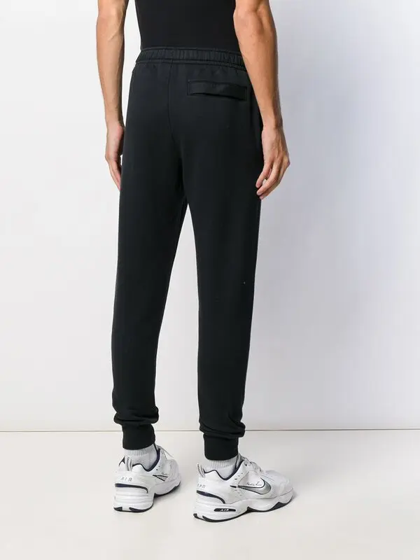 Nike Sportswear Club /white Fleece Track Pants - Black