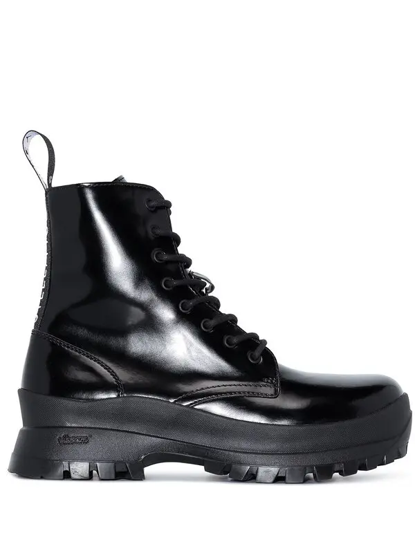 Stella McCartney Trace Lace-up Ankle Boots - Black