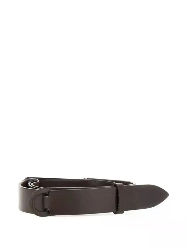 ORTIGNI Leather Belt - Brown