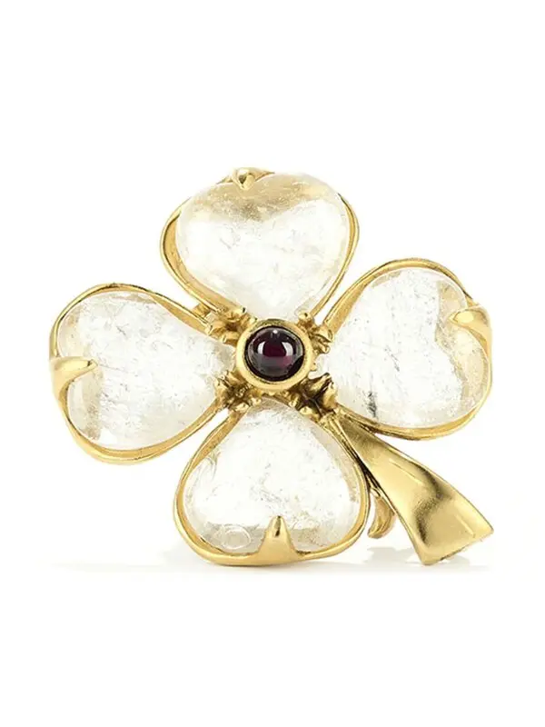 GOOSSENS Trèfle Brooch - Gold