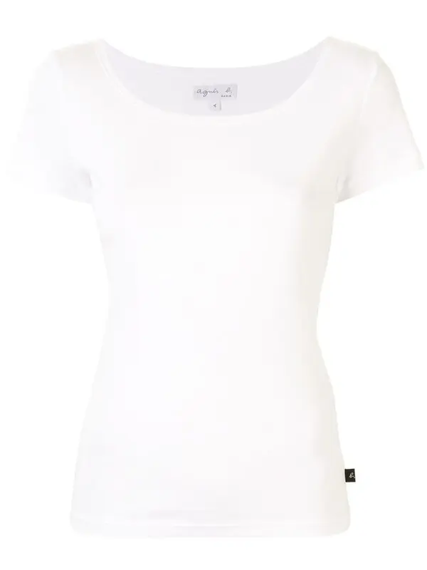 AGNÈS B. Le Chic Scoop Neck T-shirt
