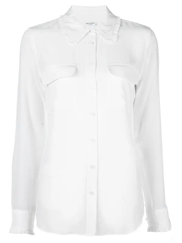 Equipment Signature Slim-fit Silk Shirt