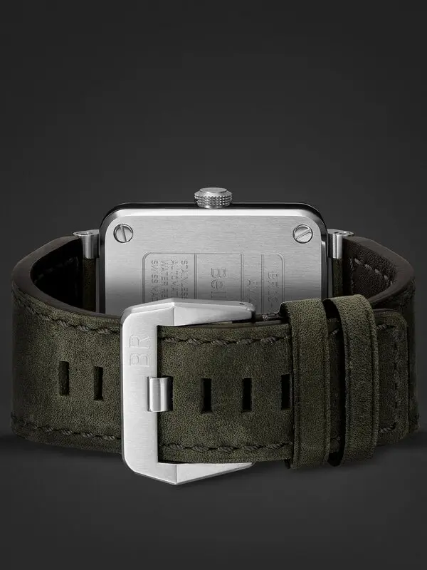 BELL & ROSS Br 03-92 Automatic Stainless Steel Watch With Anthracite Dial
