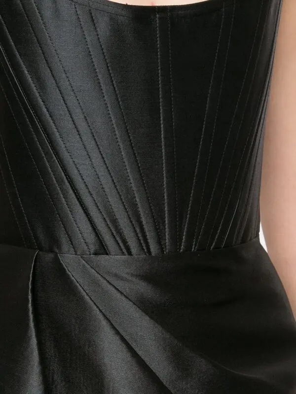 Alex Perry Denver Strapless Satin Gown