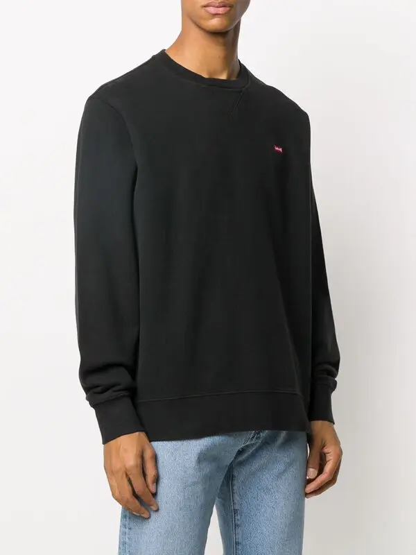 LEVI'S Logo Detail Sweatshirt - Black