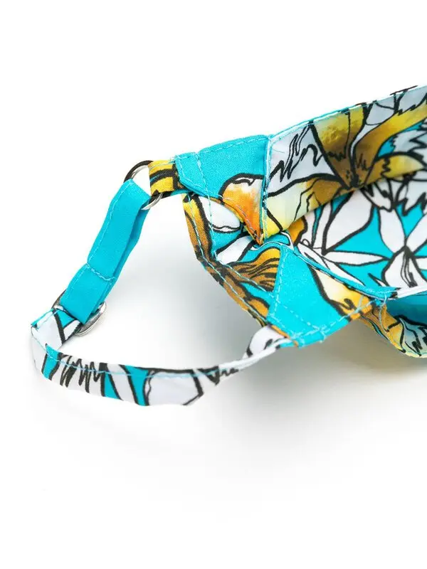 AMIR SLAMA Floral Print Face Masks