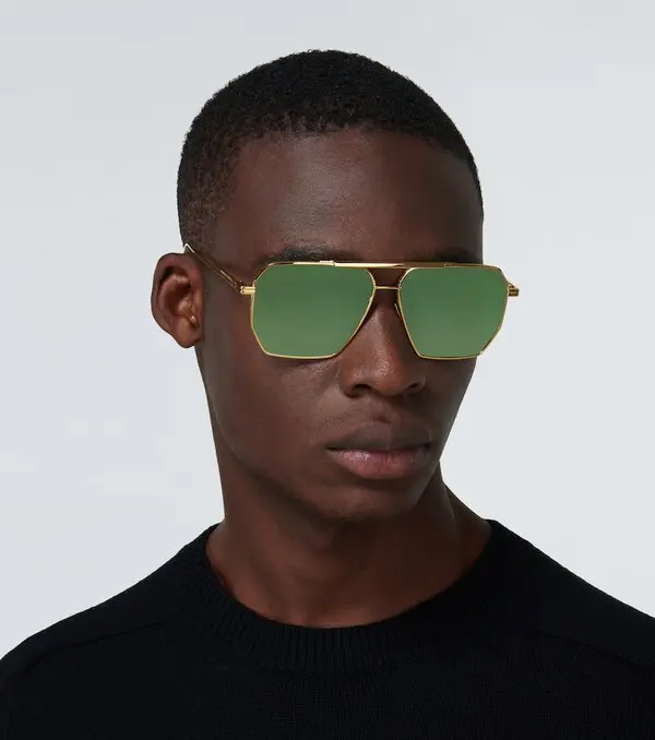 Bottega Veneta Metal-frame Sunglasses