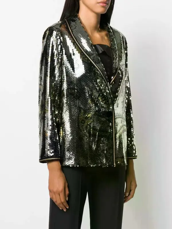 Etro Sequin Embellished Blazer