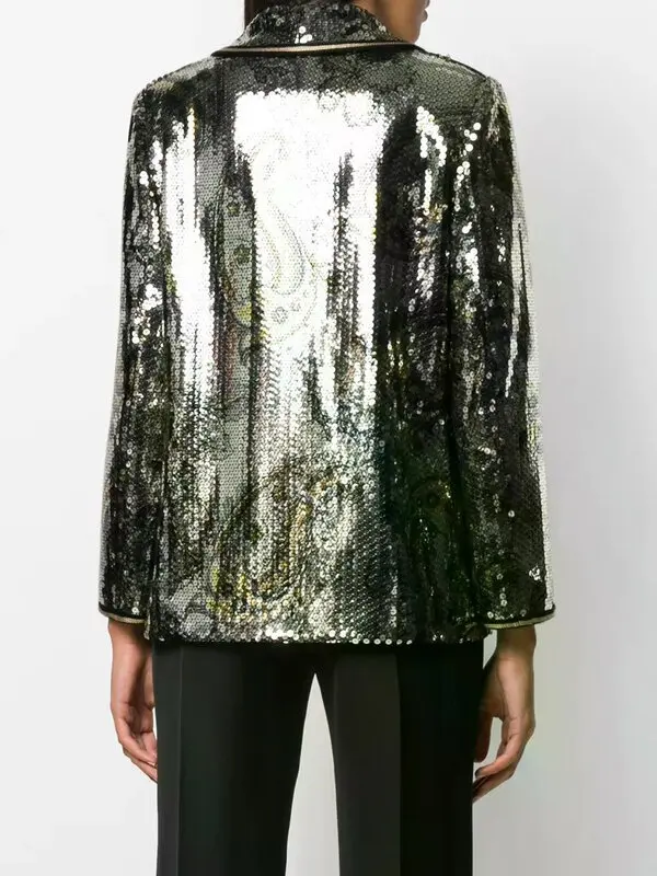 Etro Sequin Embellished Blazer
