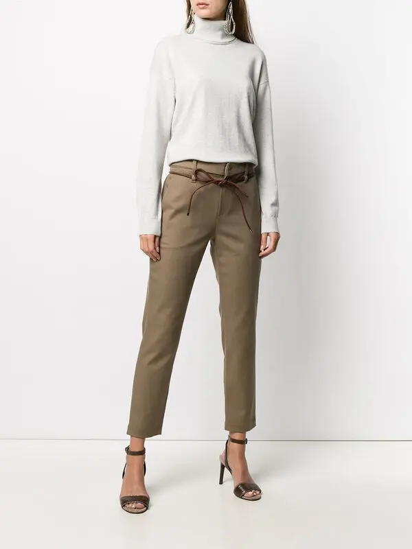 Brunello Cucinelli Cashmere Mock-neck Jumper - Grey