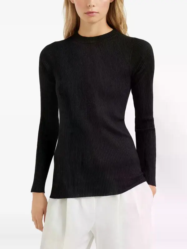Brunello Cucinelli Fine Knit Jumper - Black