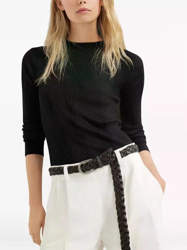 Brunello Cucinelli Fine Knit Jumper - Black