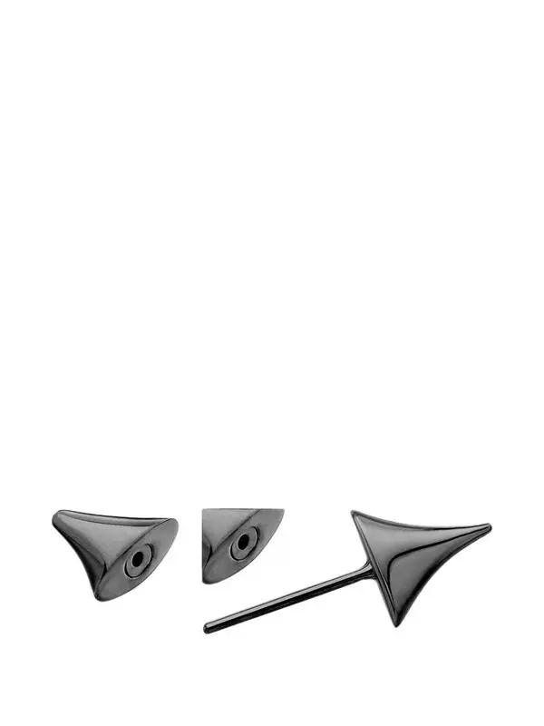 SHAUN LEANE Rose Thorne Medium Bar Earring - Metallic