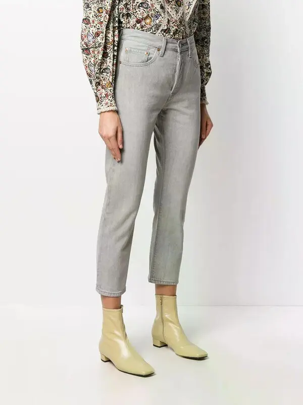 LEVI'S Straight-leg Cropped Jeans