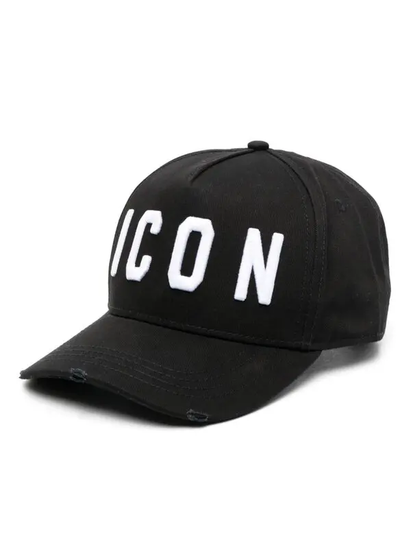 Dsquared2 Icon Embroidered Baseball Cap - Black