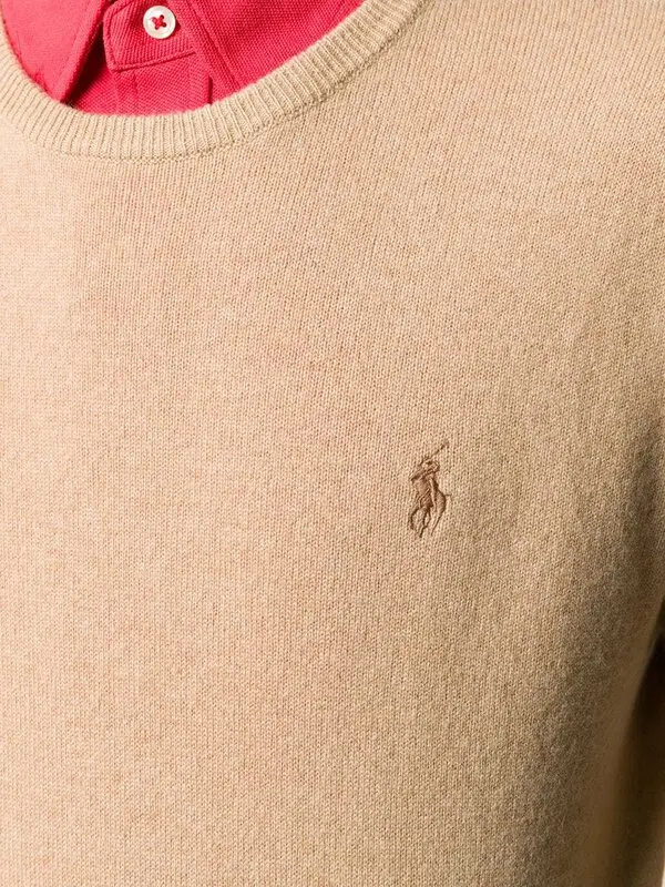 Polo Ralph Lauren Embroidered Logo Cashmere Pullover