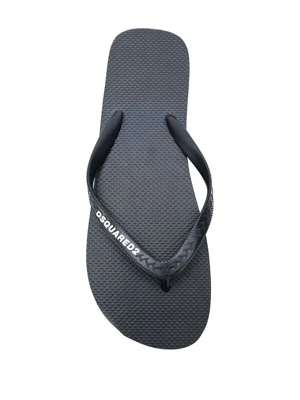 Dsquared2 Logo Flip Flops