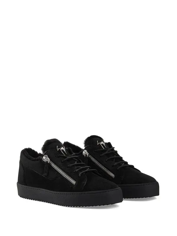 GIUSEPPE ZANOTTI Side Zip Sneakers - Black