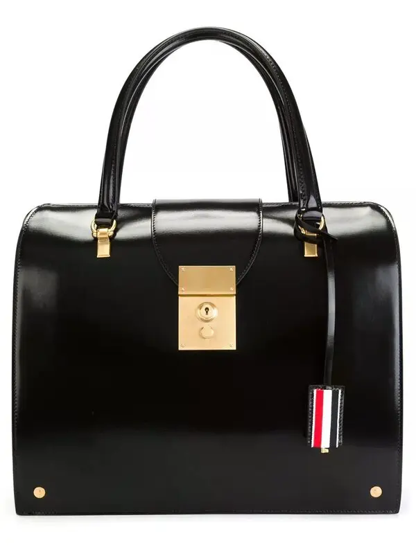 Thom Browne Mrs. Thom Leather Bag - Black