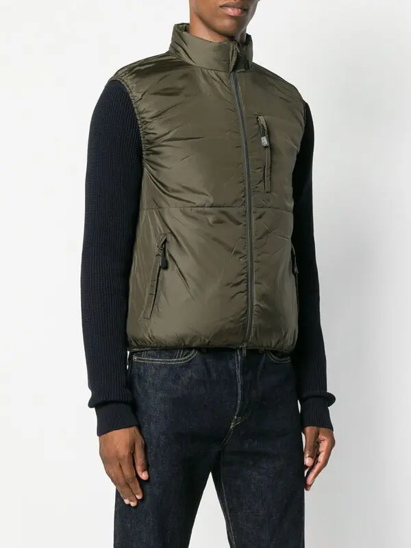 Aspesi Padded Gilet - Green