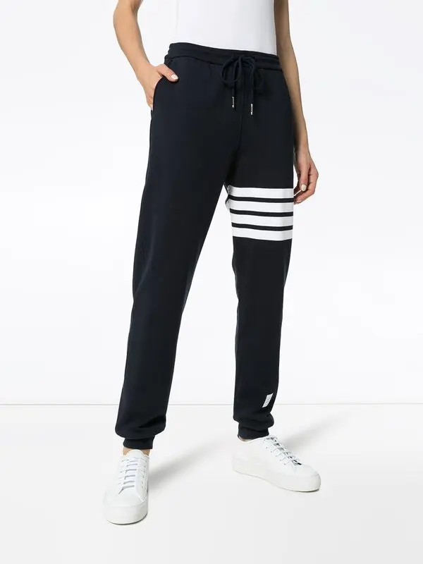 Thom Browne 4-bar Cotton Sweatpants - Blue